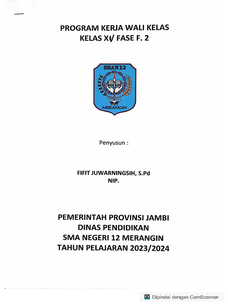 Fifit Laporan Wali Kelas | PDF