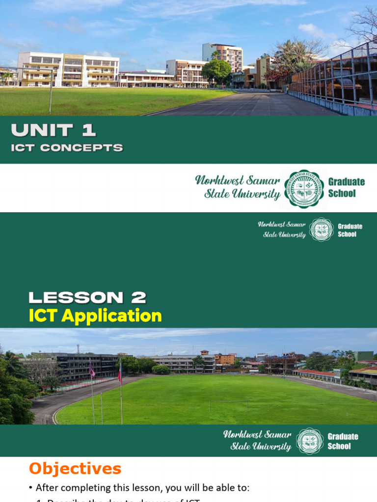 Lesson 2 - ICT Application | PDF | Educational Technology | Information ...