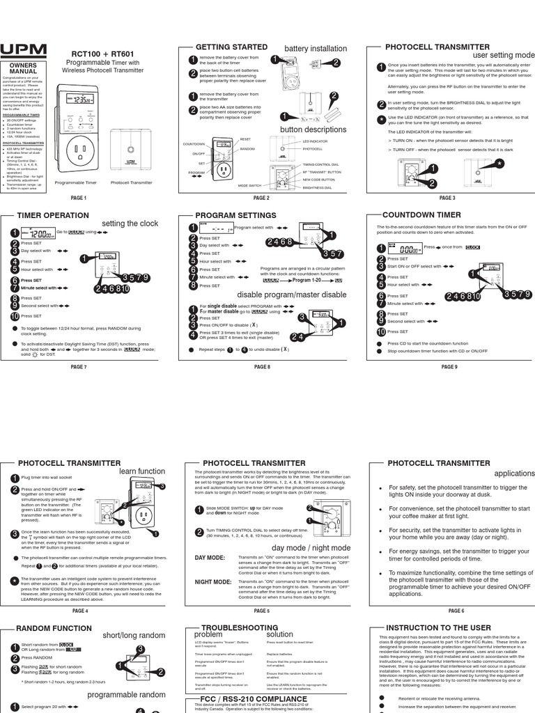 Rct100 Rt601 Manual | Download Free PDF | Electromagnetic Interference ...