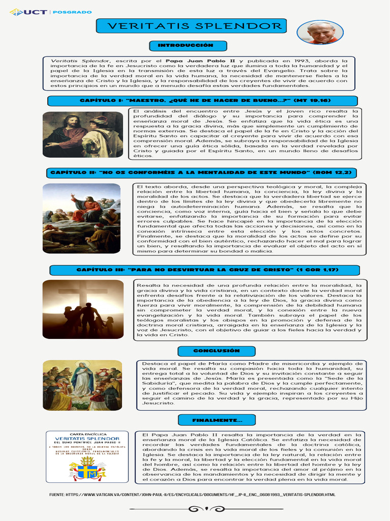 Veritatis Splendor | PDF | Iglesia Católica | Moralidad