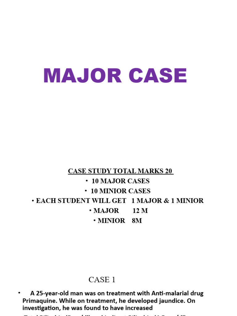 Major Case | PDF | Diabetes | Myocardial Infarction