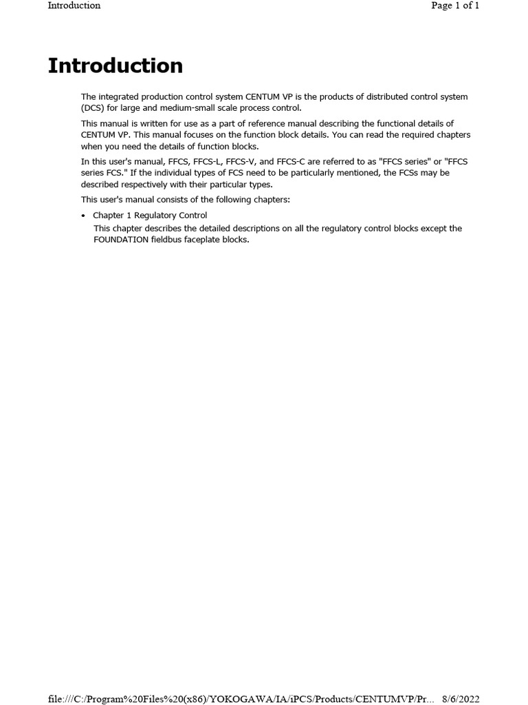 Function Blocks Reference Vol.1 | PDF | Input/Output | Parameter (Computer Programming)