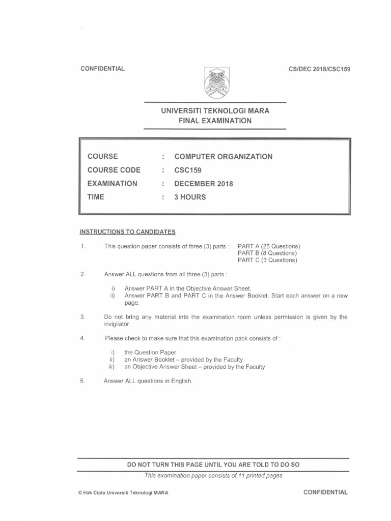 CSC159 Final Exam (3) 1 | PDF