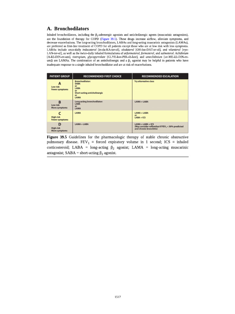 COPD Medication | PDF
