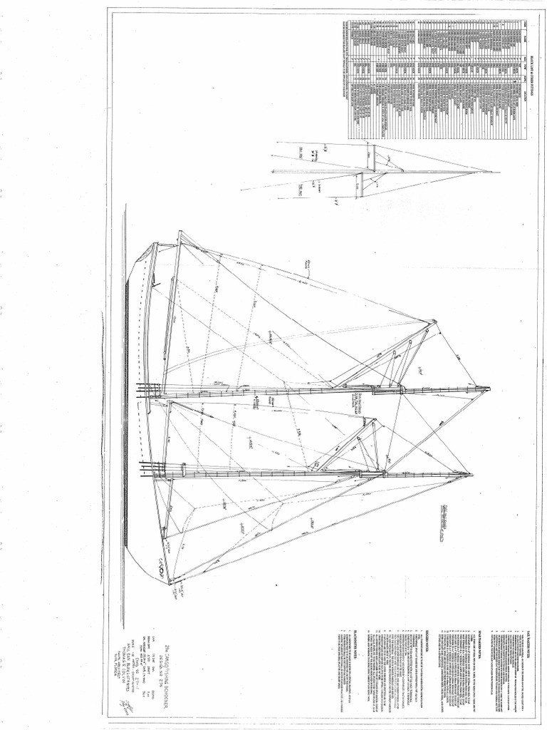 274-17 Sail Plan | PDF