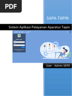 Buku Petunjuk SIMPEG - BKD Kab. Wonosobo | PDF