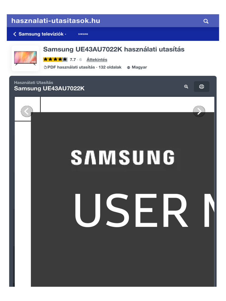 User manual tv | PDF