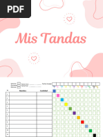 Formato de Tanda Semanal PDF Gratis | PDF