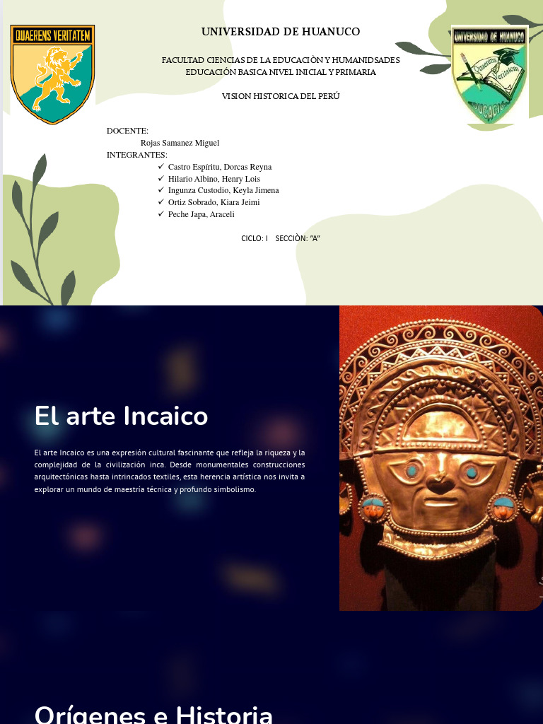 El Arte Incaico | PDF | Imperio Inca | Joyería