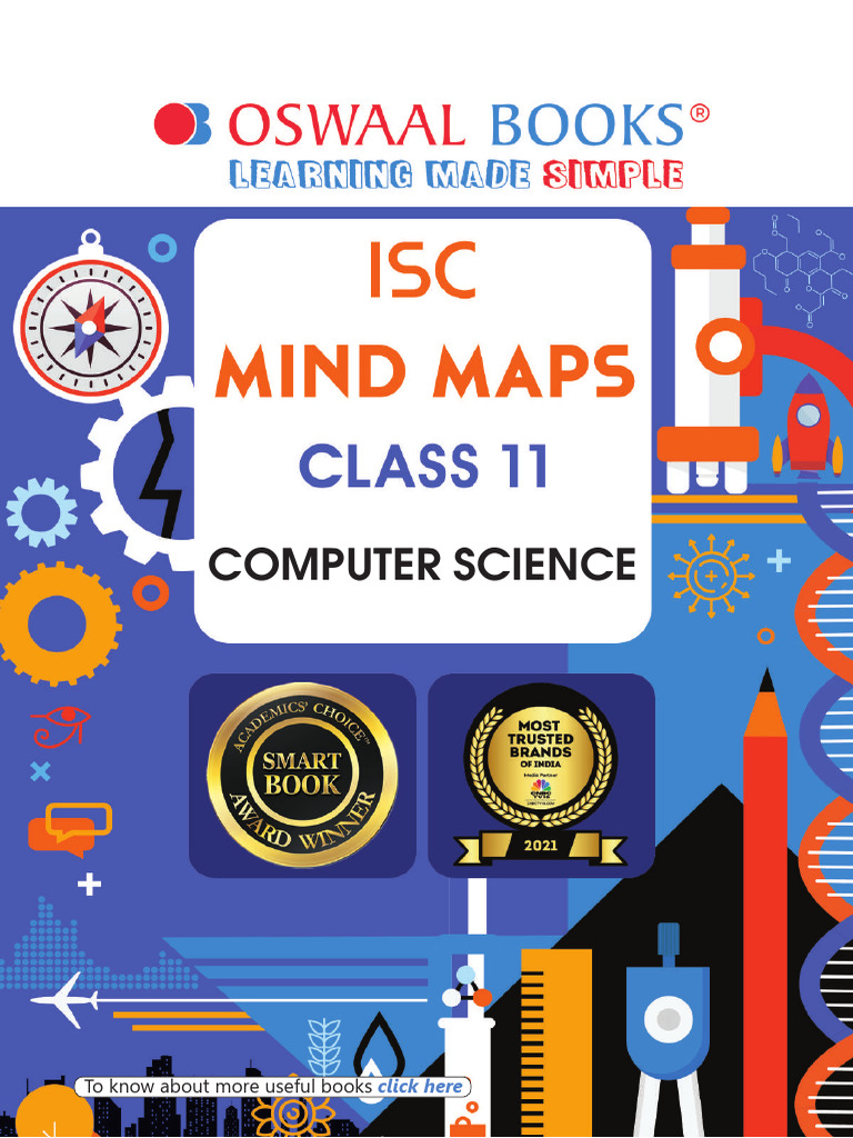 Oswaal ISC Class 11th Computer Science Mind Map For 2022 Exam | PDF | Character Encoding | Class ...