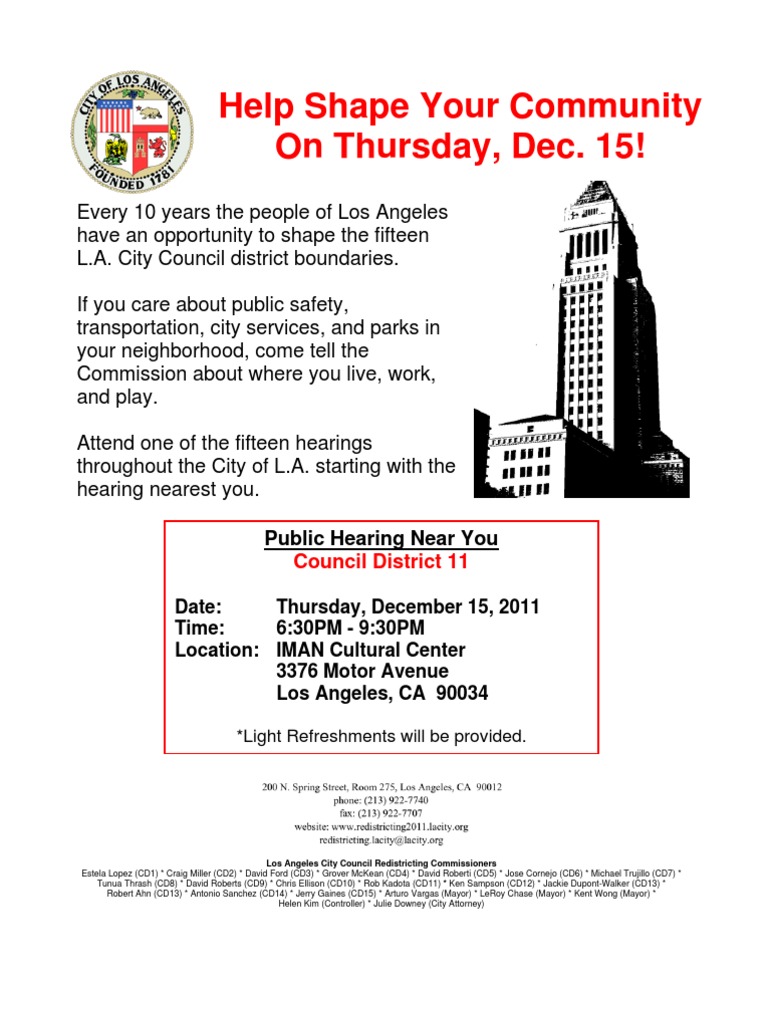 CD11 Redistricting Community Flyer | PDF