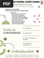 Tabla Opioides | PDF | Opioide | Analgésico