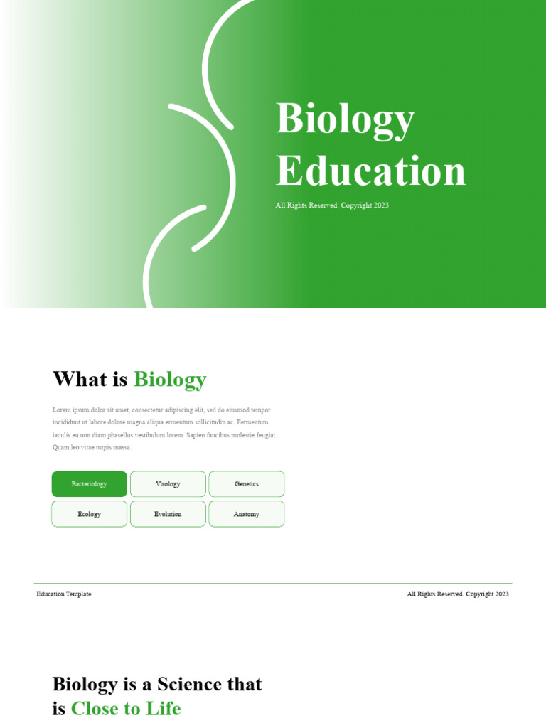 Biology - Powerpoint | PDF | Life Sciences | Biology