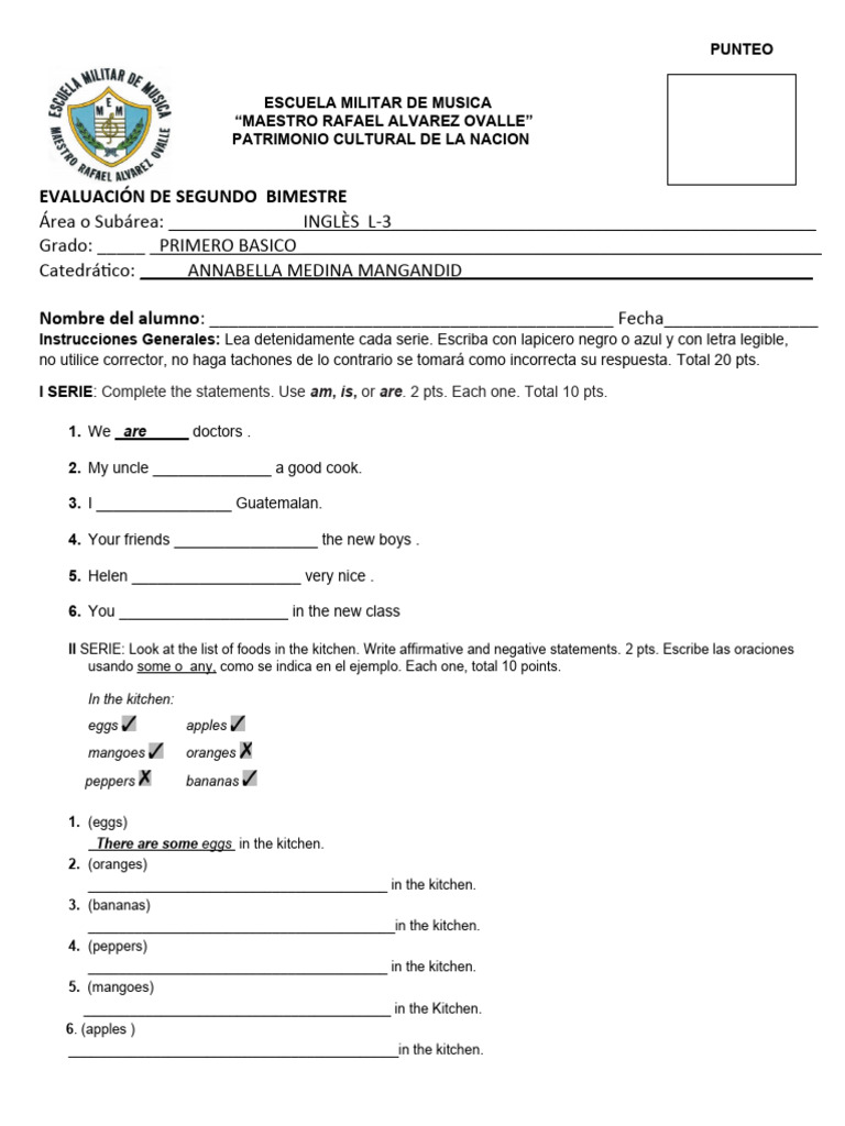 Exam Segundo Bim 2024annabella Escuela | PDF | Enlace químico | Física de la Materia Condensada