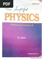 SL Arora Simplified Physics Class 12 Vol 1 Blunt Library | PDF