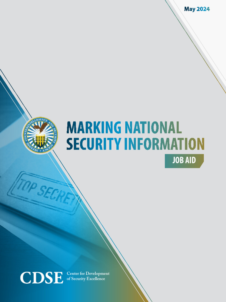 Marking Guide for Classified Information | PDF | Classified Information ...