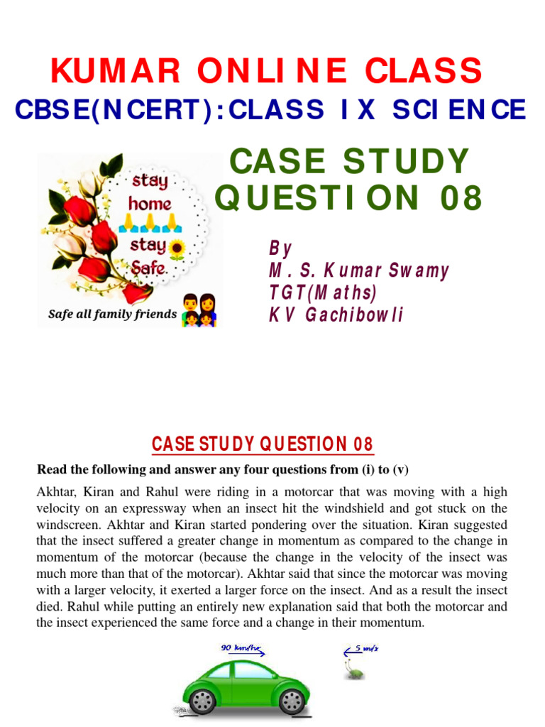 Science Ix Case Study Question 08 | PDF