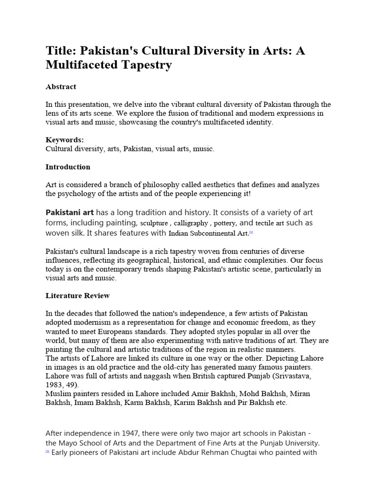 Presentation RM | PDF | Pakistan | Paintings