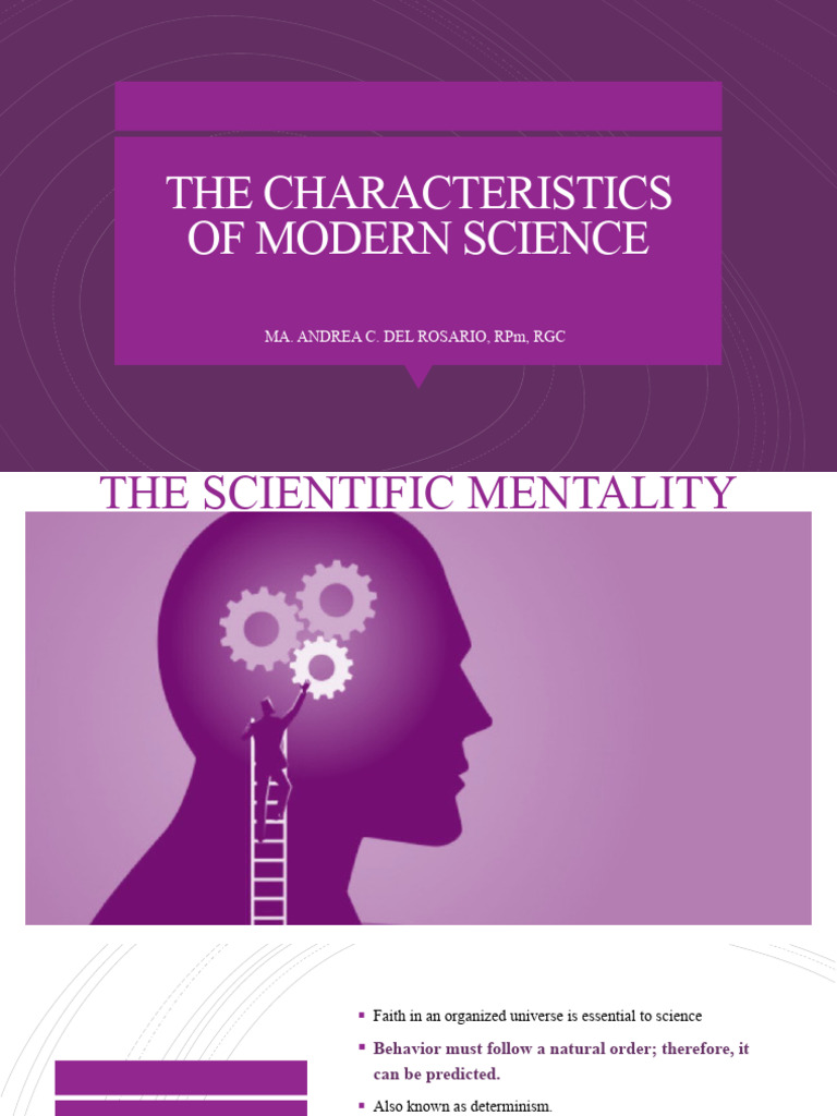 Characteristics of Modern Science | PDF | Occam's Razor | Psychology
