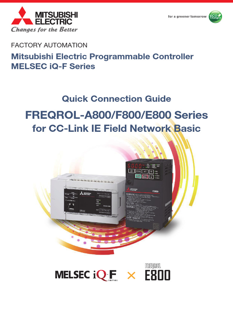 FREQROL-A800/F800/E800 Series: For CC-Link IE Field Network Basic | PDF | Network Switch ...