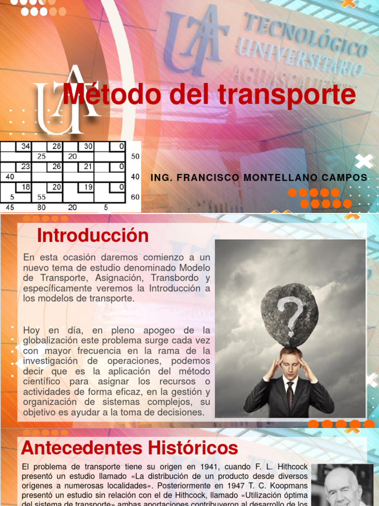 Método Del Transporte | PDF | Transporte | Programación lineal
