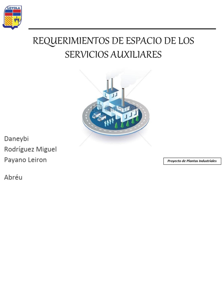 Requerimientos de Espacio de Los Servicios Auxiliares 1 2 | PDF | Camión | Transporte