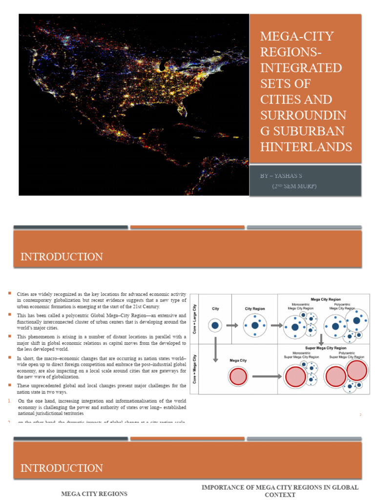 Mega City Regions | PDF | Pearl River Delta | Suburb