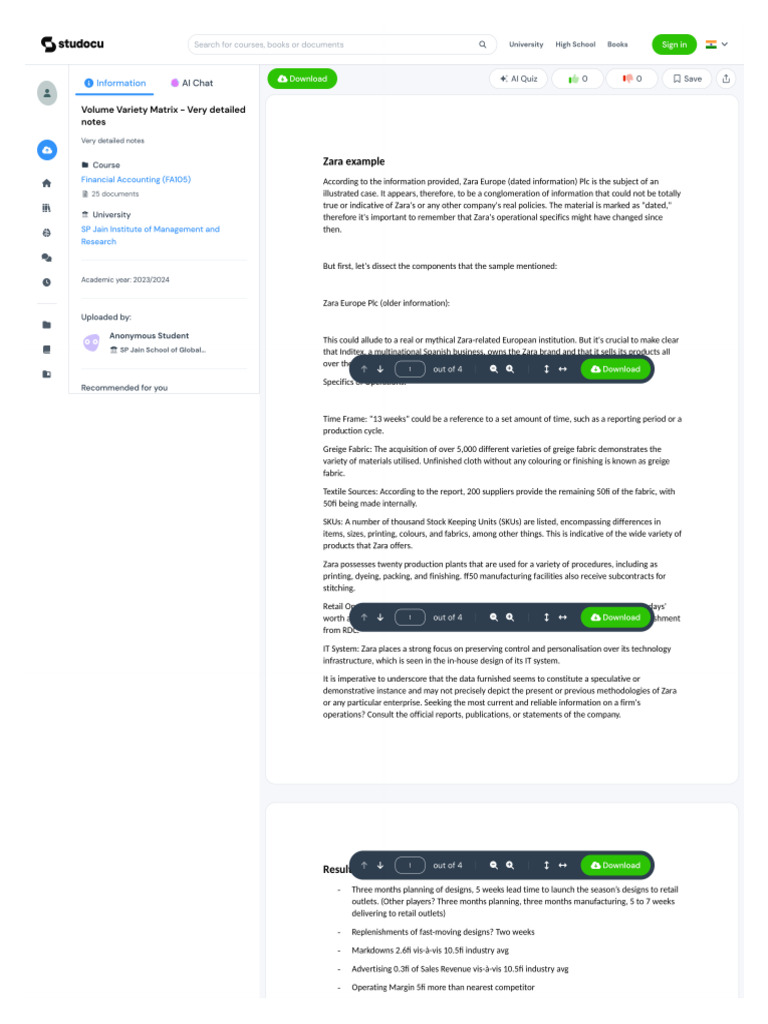 Volume Variety Mix | PDF