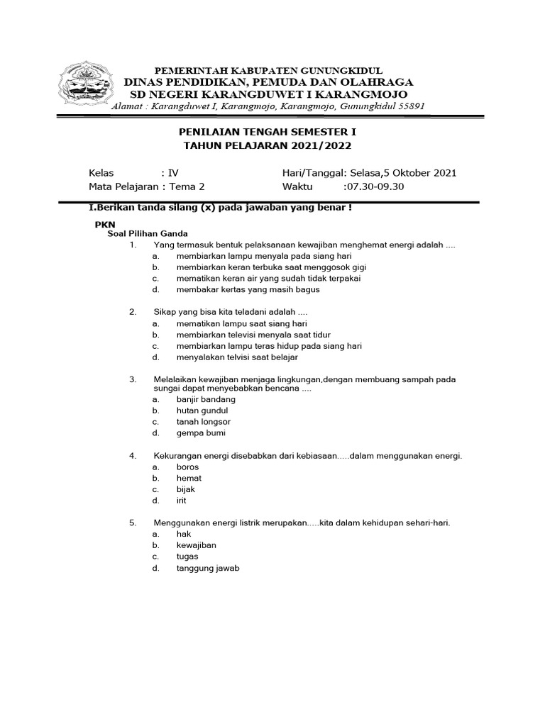 PTS Tema 2 | PDF | Kajian Bahasa Asing