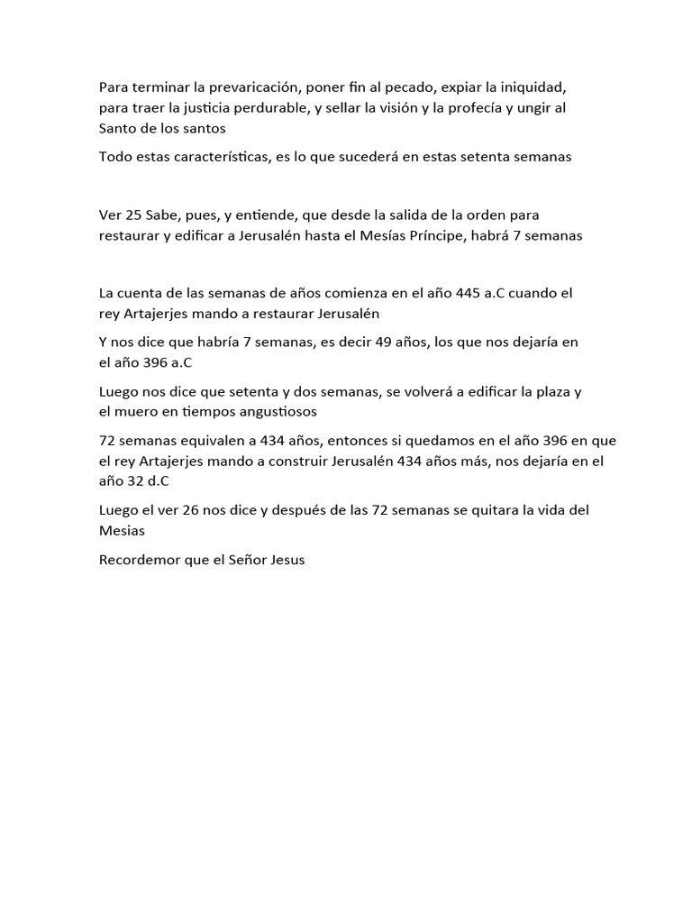 Setenta Semanas | PDF