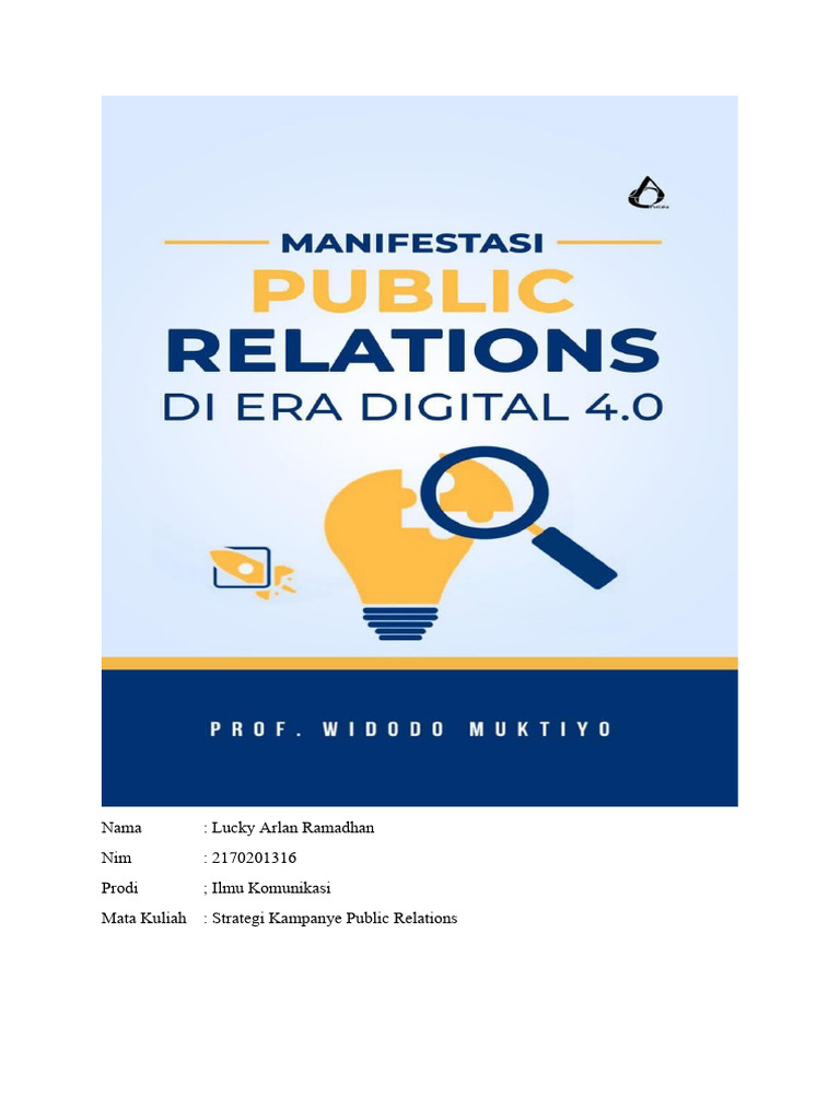 Resume Buku (Lucky Arlan Ramadhan (2170201316) Sem 6 MANIFESTASI PUBLIC ...