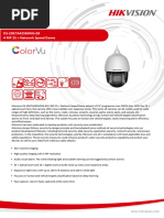 Hikvision 4MP 32x IR Network Dome Camera | PDF | Camera | Field Of View