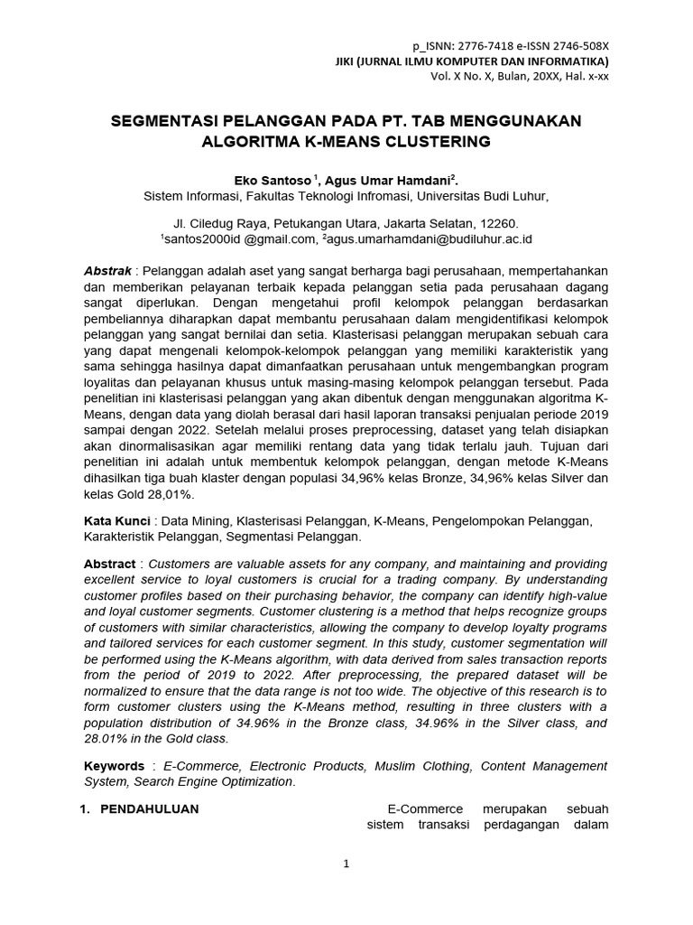 Eko - Santoso - Journal JIKI Rev 1.0 | PDF