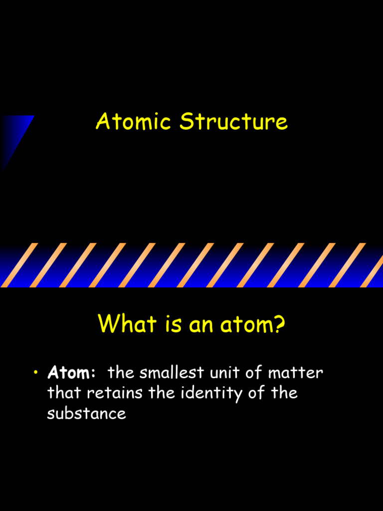 Atomic Structure B | PDF | Atoms | Isotope