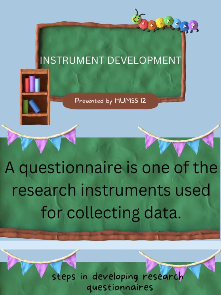 DEMO 2 INSTRUMENT DEVELOPMENT | PDF