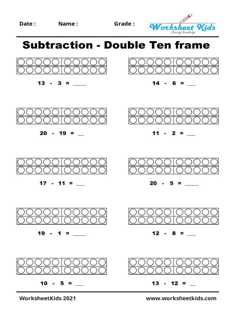 Counting-addition-subtraction-ten-frames_14 | PDF