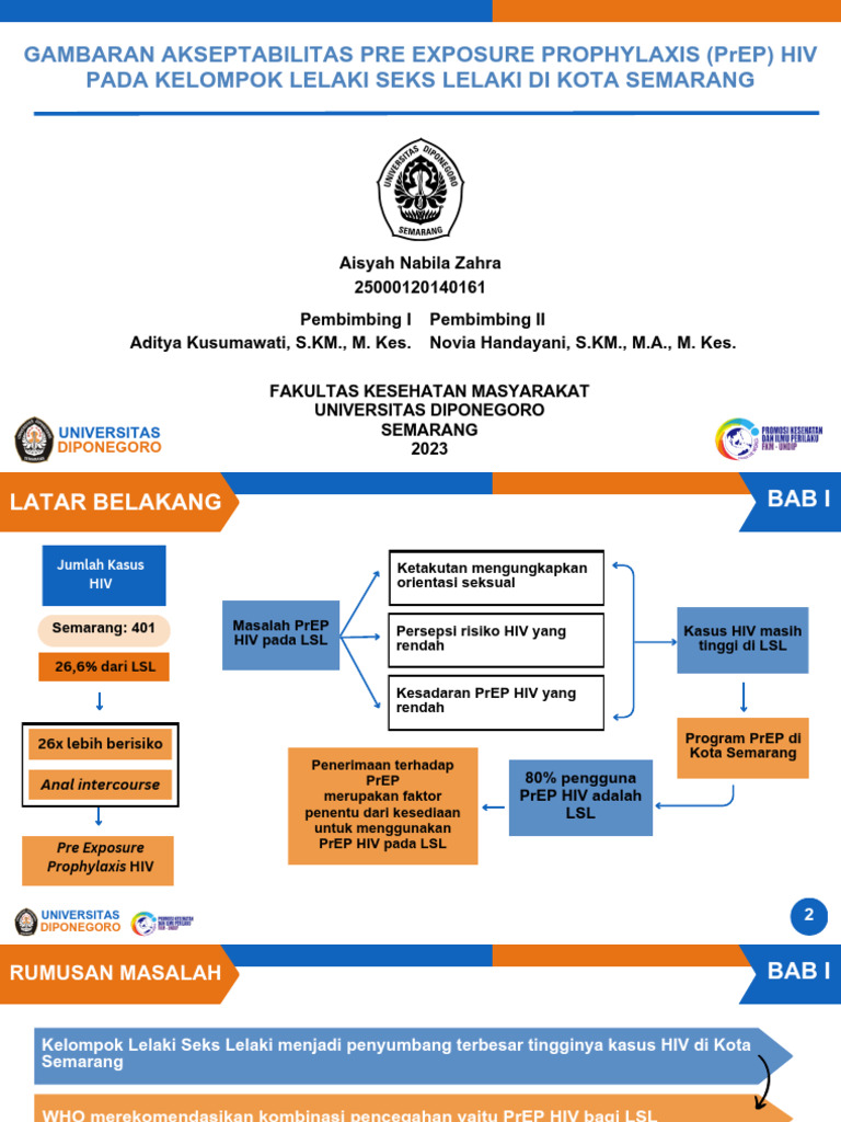 Contoh PPT Seminar Hasil UNDIP | PDF