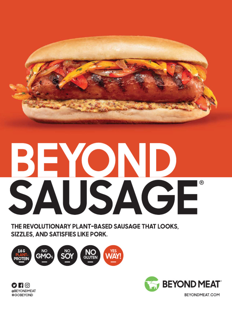Beyond Meat - Beyond Sausage - Product Sheet | PDF
