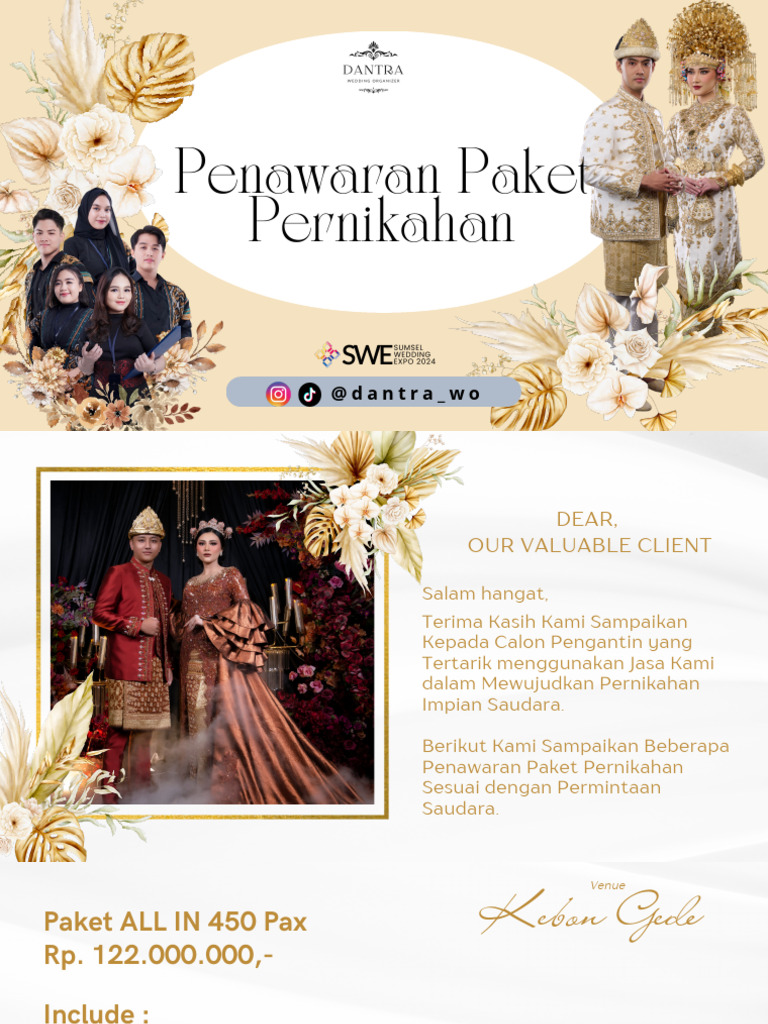 Paket Pernikahan Lengkap dan Terjangkau | PDF