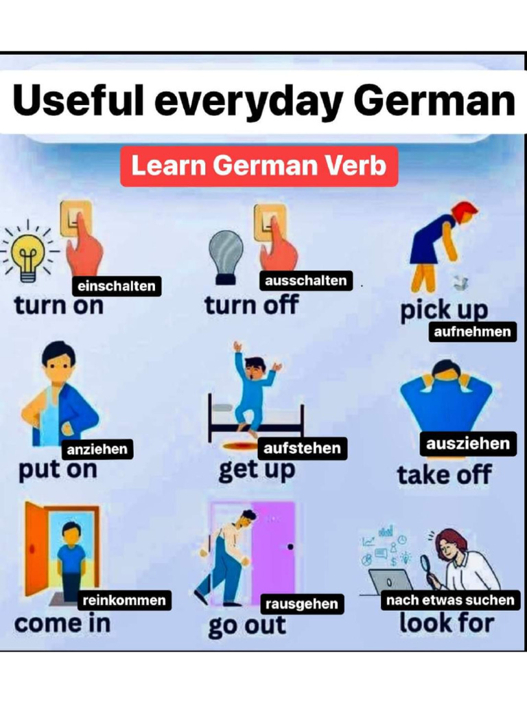Useful German Verb | PDF