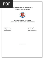 Thesis Synopsis Format Rguhs | PDF | Thesis | Medicine