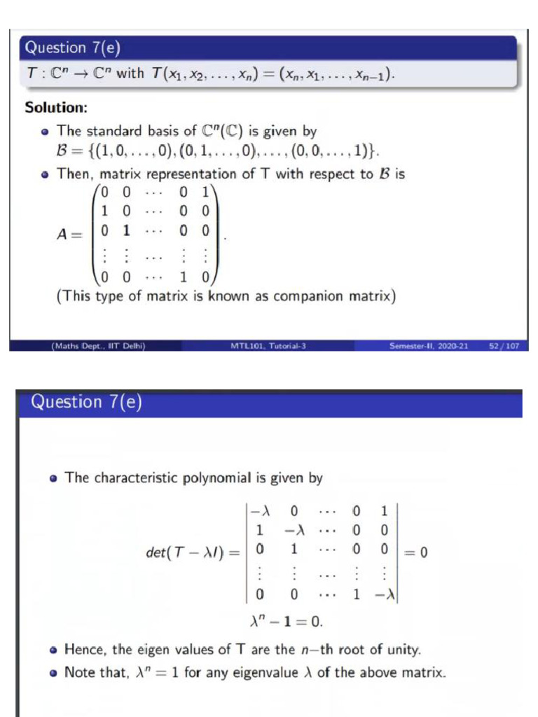 MTL TUT3 From 7 (E) | PDF