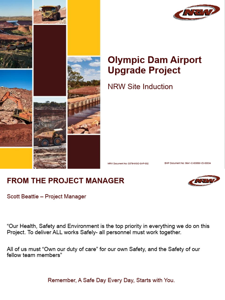 NRW Olympic Dam (Rev D) | PDF | Influenza | Traffic