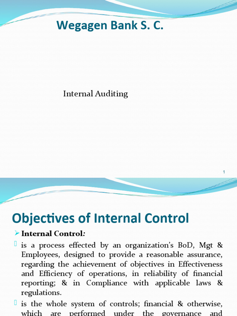 Internal Audit Objectives and Planning Guide | PDF | Audit | Internal Audit