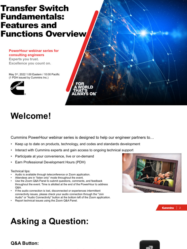 Transfer Switch Fundamentals | PDF | Switch | Electrical Engineering