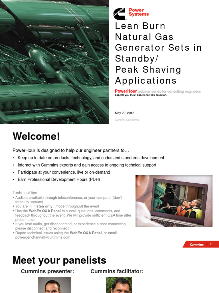 Lean Burn Natural Gas Generators Guide | PDF | Exhaust Gas | Energy ...