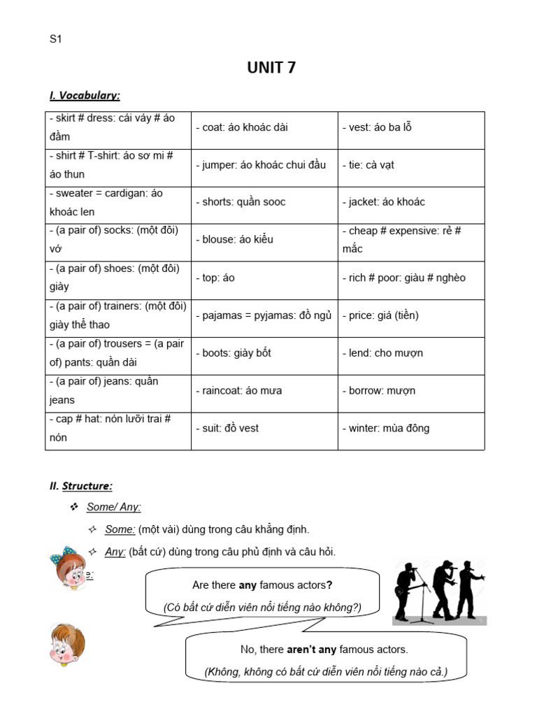 Unit7 Revision | PDF