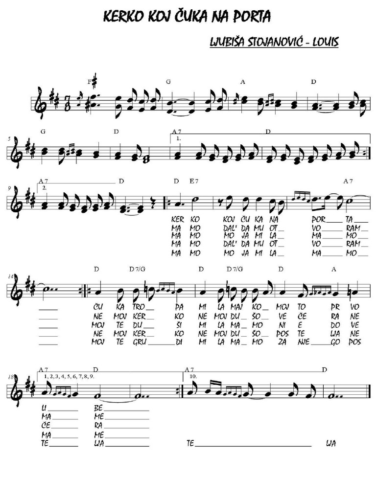 Luis - Kerko, Koj Lupa Na Porta D | PDF