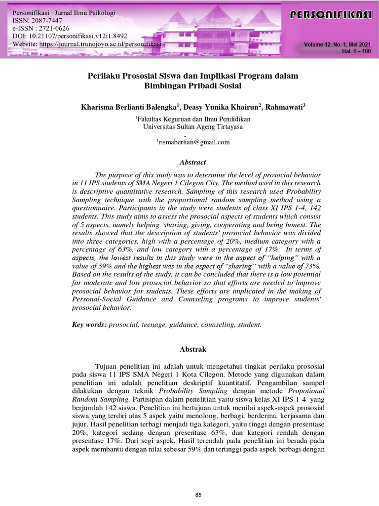 Kharisma Berlianti Balengka, 2021 | PDF