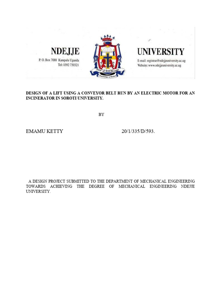 Emamu Ketty Final Year Project-1 | PDF | Waste Management | Waste